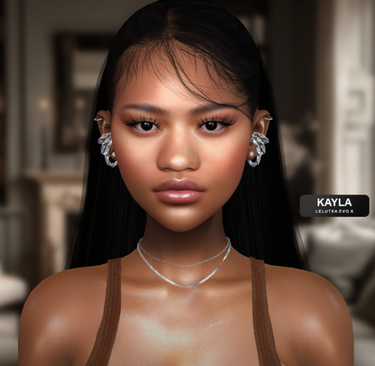 Second Life Marketplace - SXS - Kayla Skin (Chocolate)